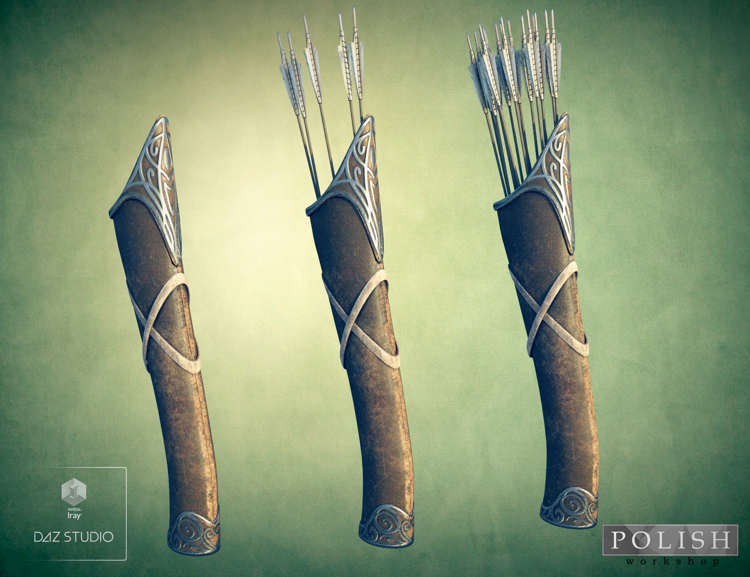 Elven Weapon Archer | Daz 3D