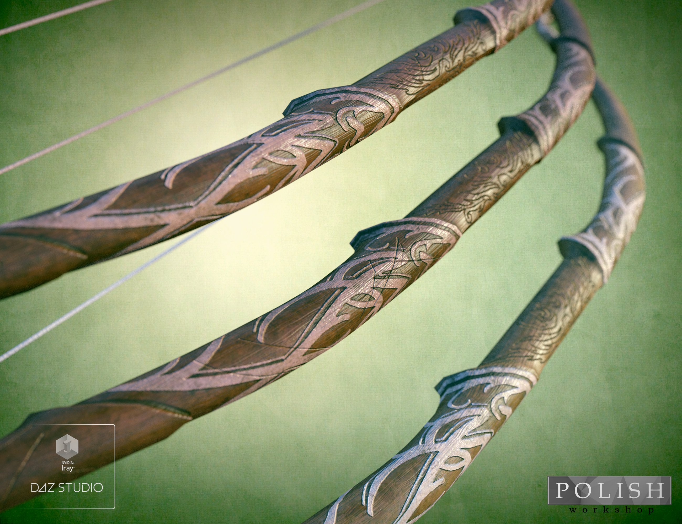 Elven Weapon Archer | Daz 3D