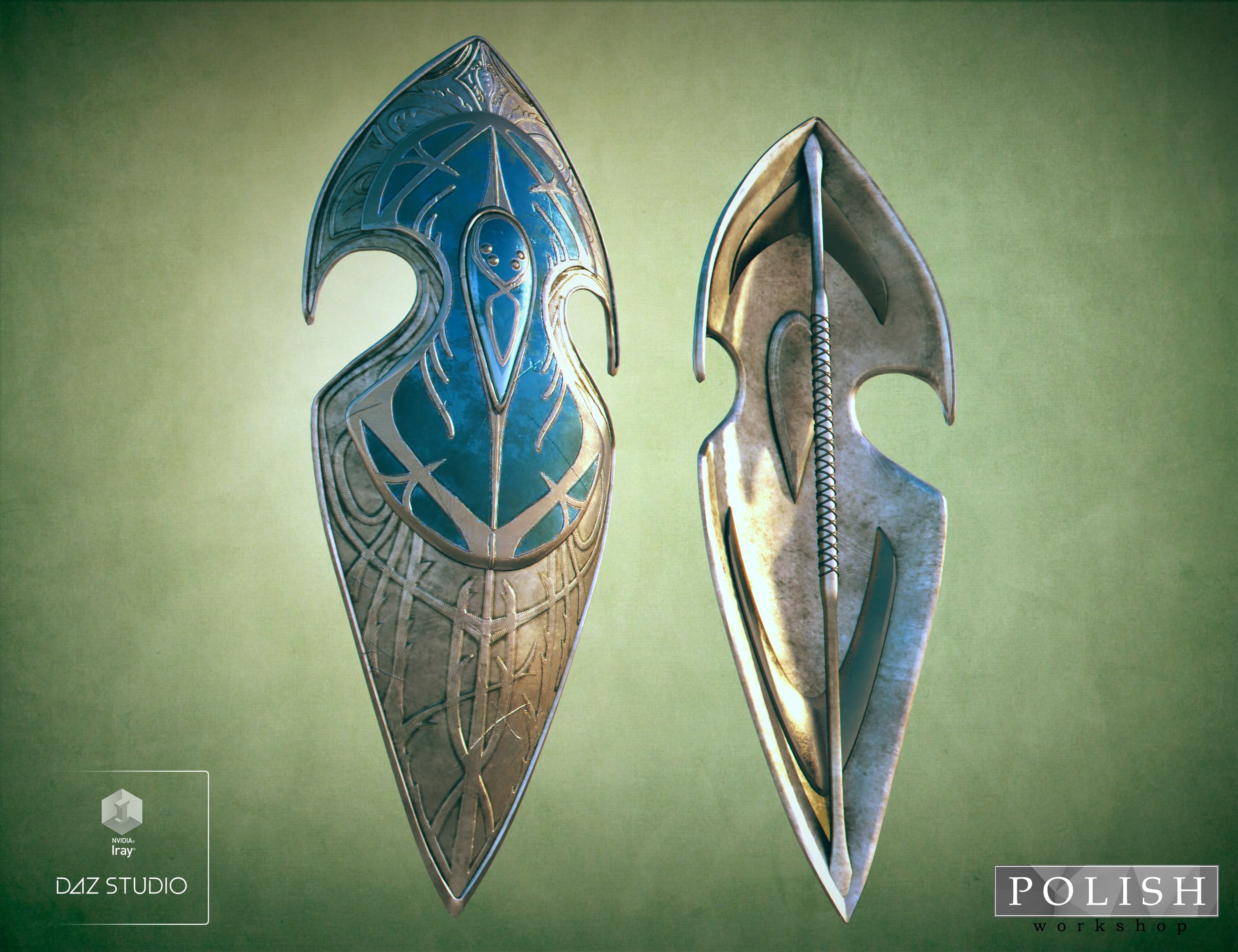 Elven Weapon Bundle | Daz 3D