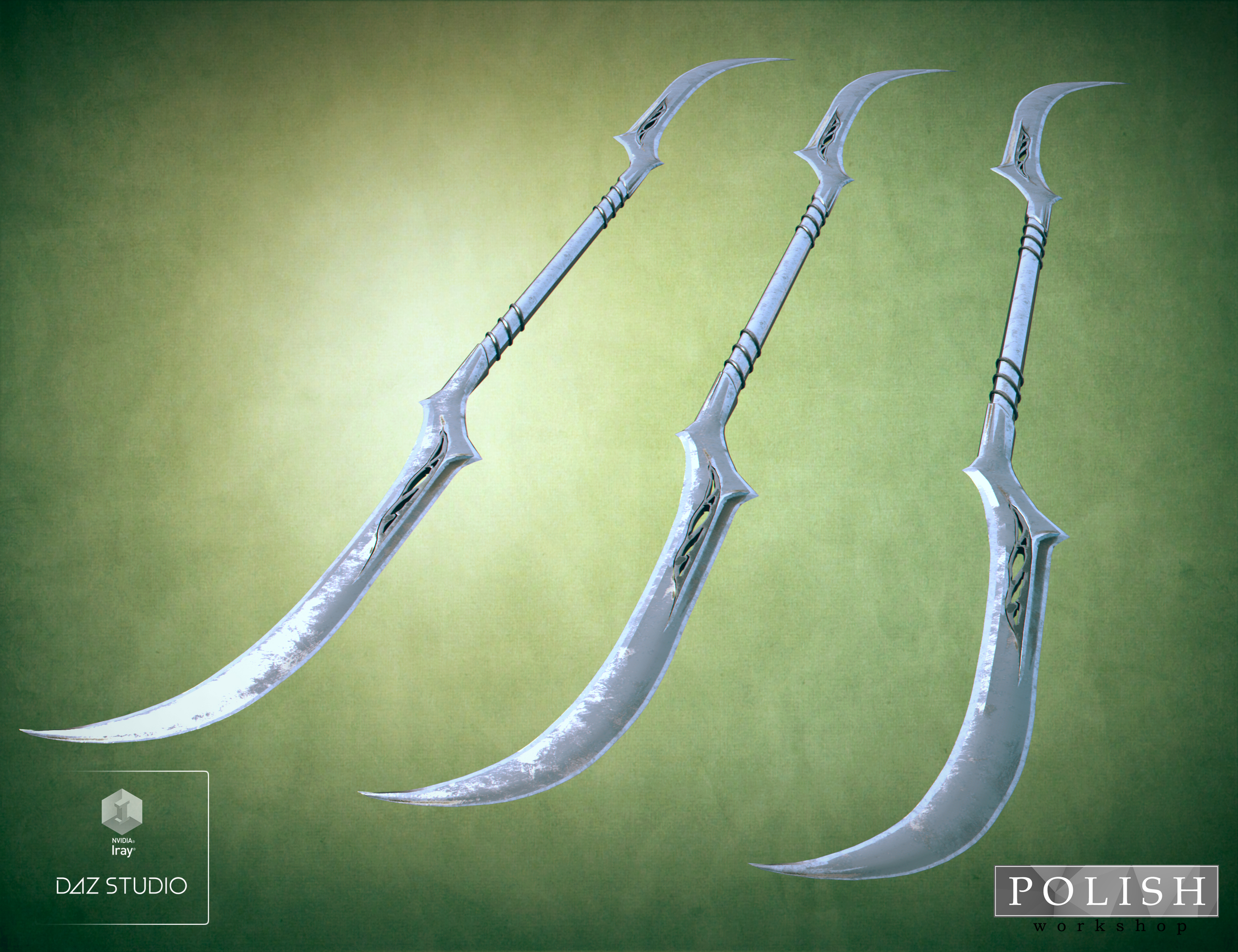 Elven Weapon Bundle | Daz 3D