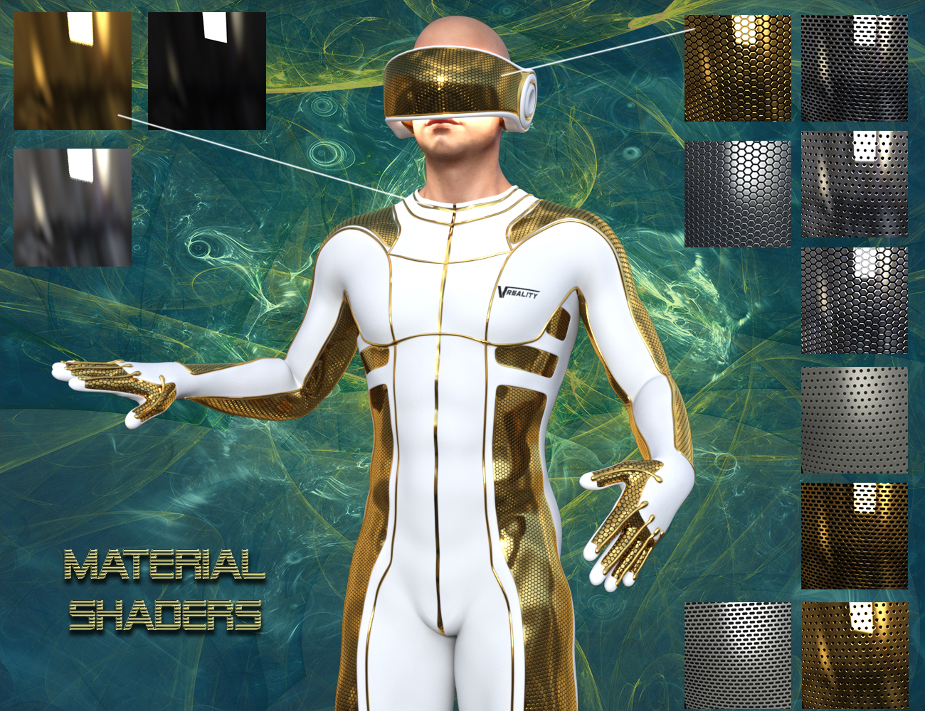 Virtual Reality Suit for Genesis 3 Male(s) | Daz 3D