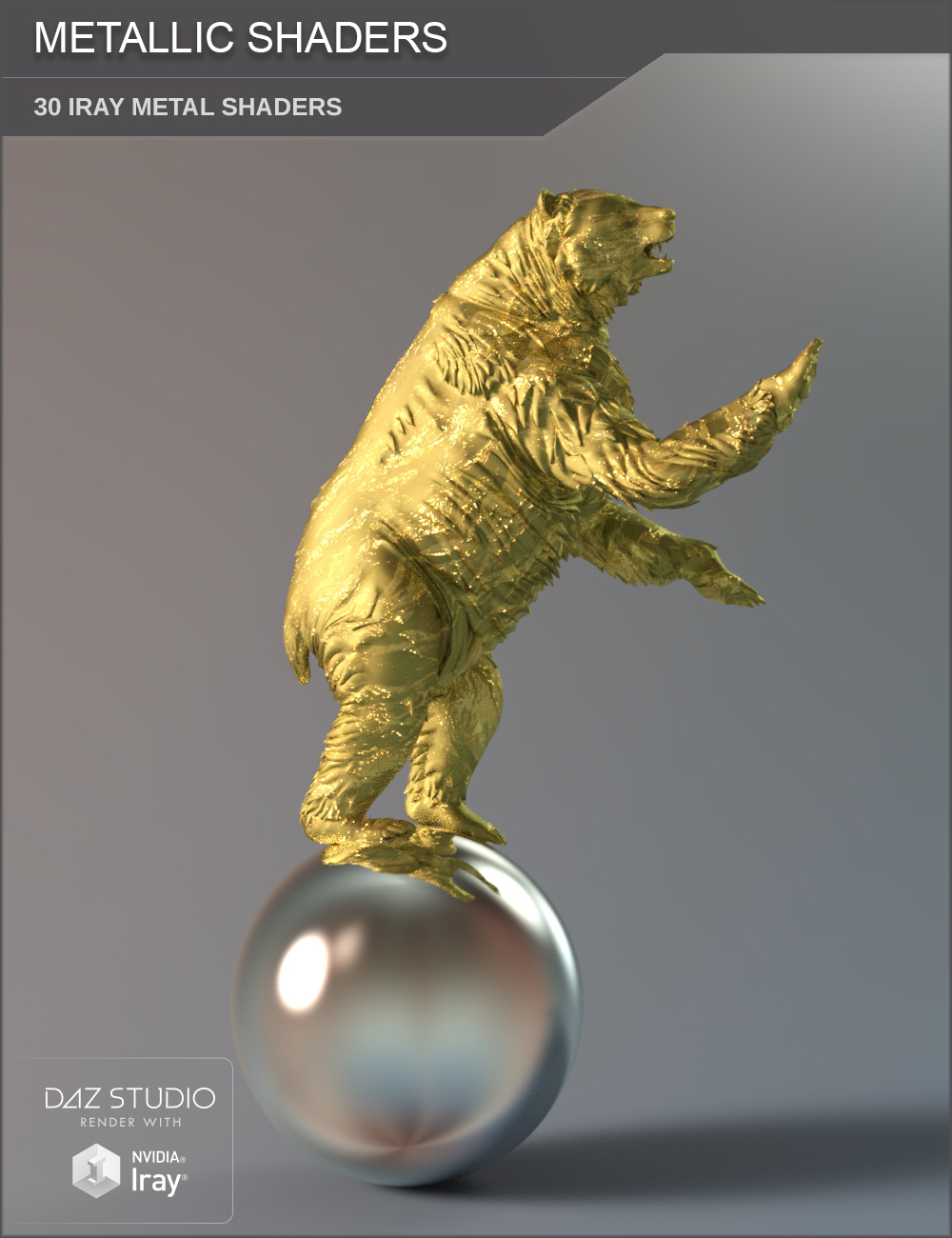 Metallic Shaders for Iray and Merchant Resource | Daz 3D