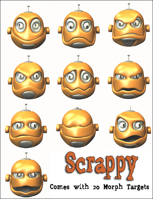 Scrappy the Robot | Daz 3D