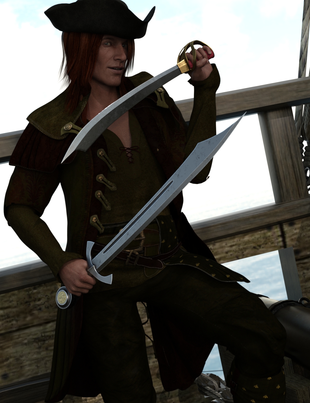 Short Blades | Daz 3D
