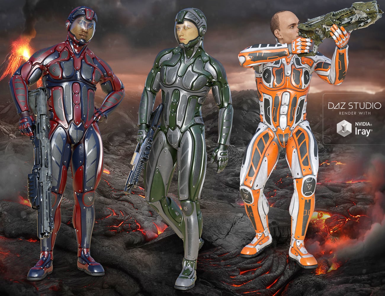 Viper Suit Expansion Pack | Daz 3D
