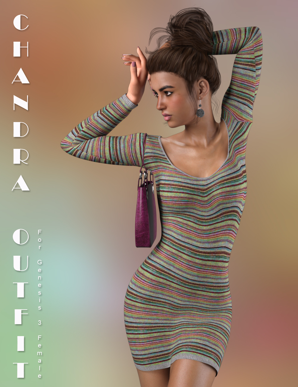 Chandra Outfit for Genesis 3 Female(s) | Daz 3D