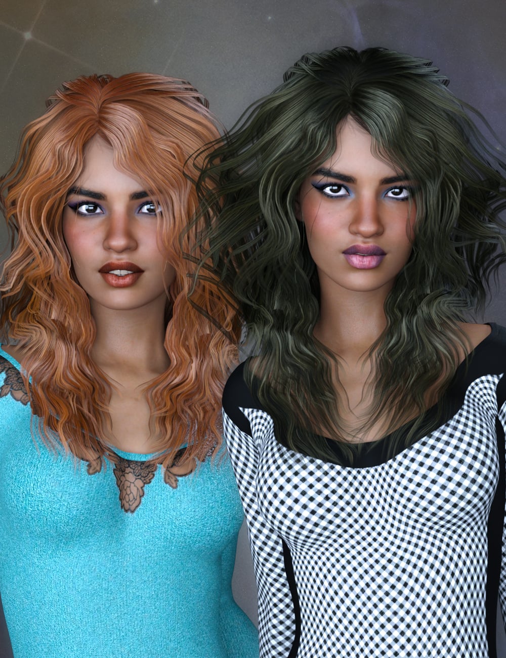 Chandra Hair for Genesis 3 Female(s) | Daz 3D