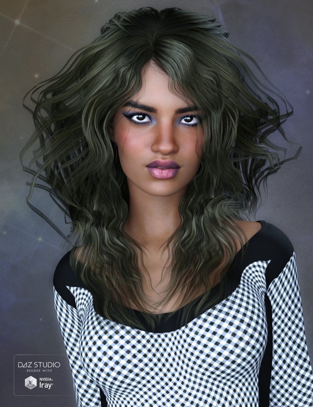 Chandra Hair for Genesis 3 Female(s) | Daz 3D