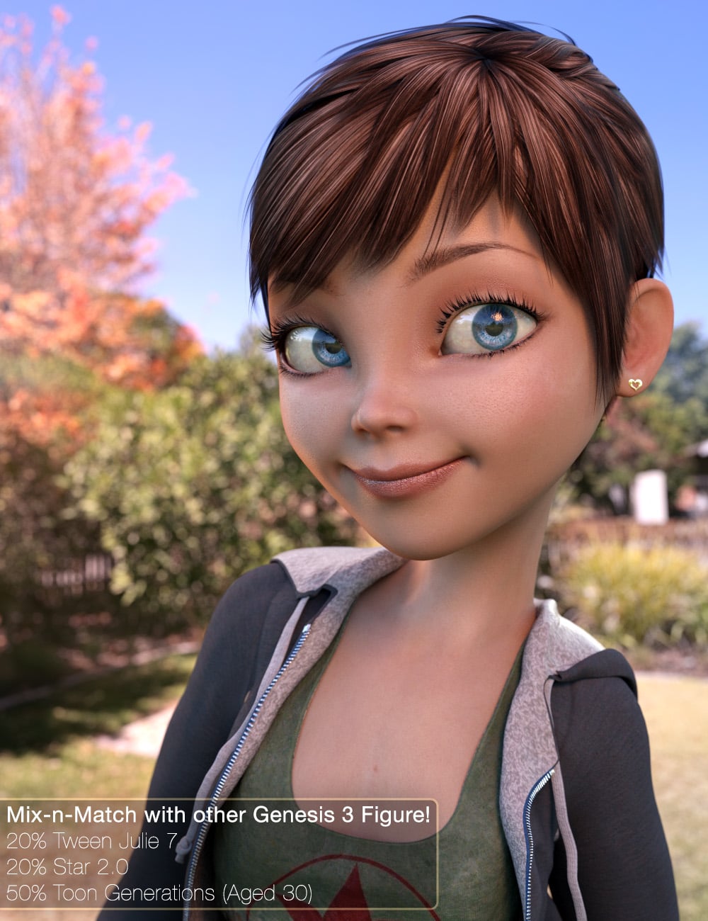 Toon Generations 2 Essentials for Genesis 3 | Daz 3D