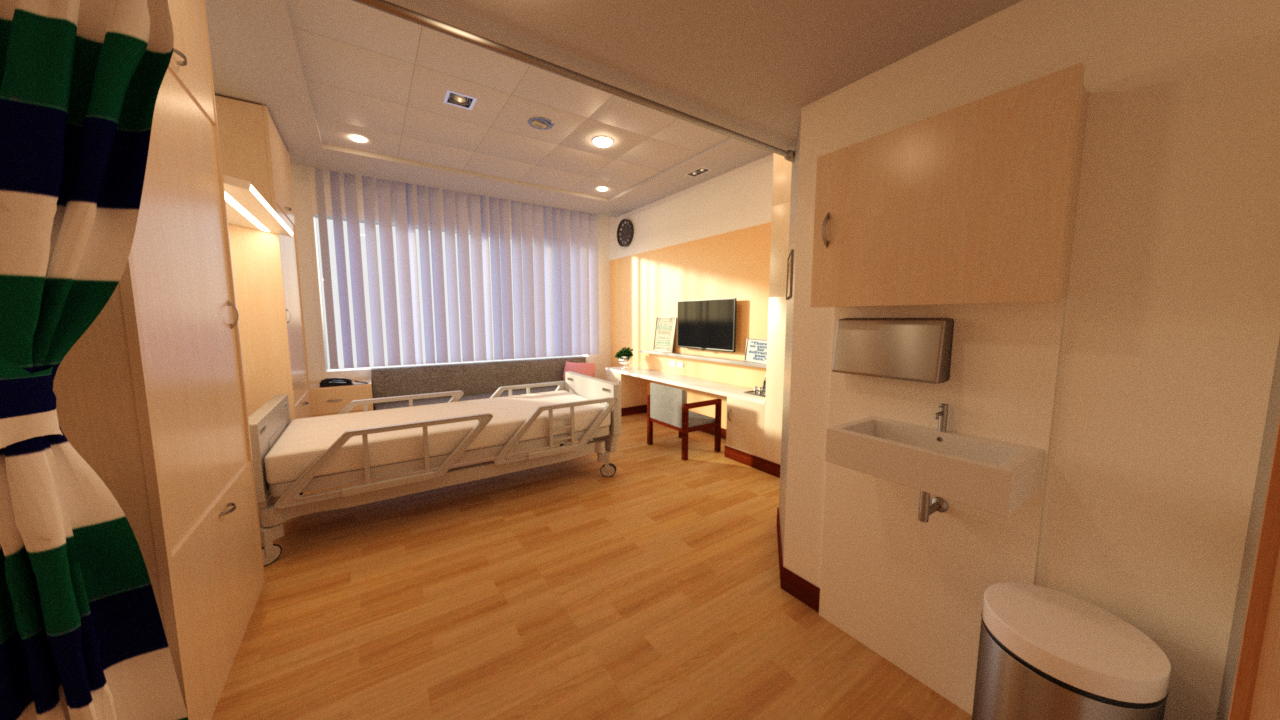 Hospital Bedroom | Daz 3D