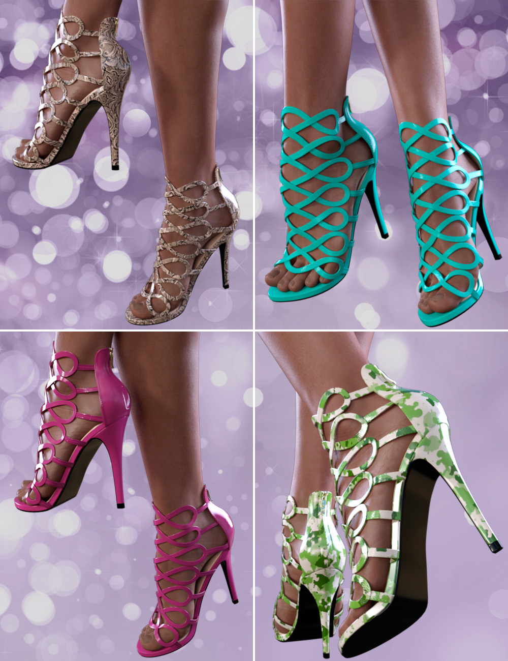 Jessica Heels for Genesis 3 Female(s) | Daz 3D