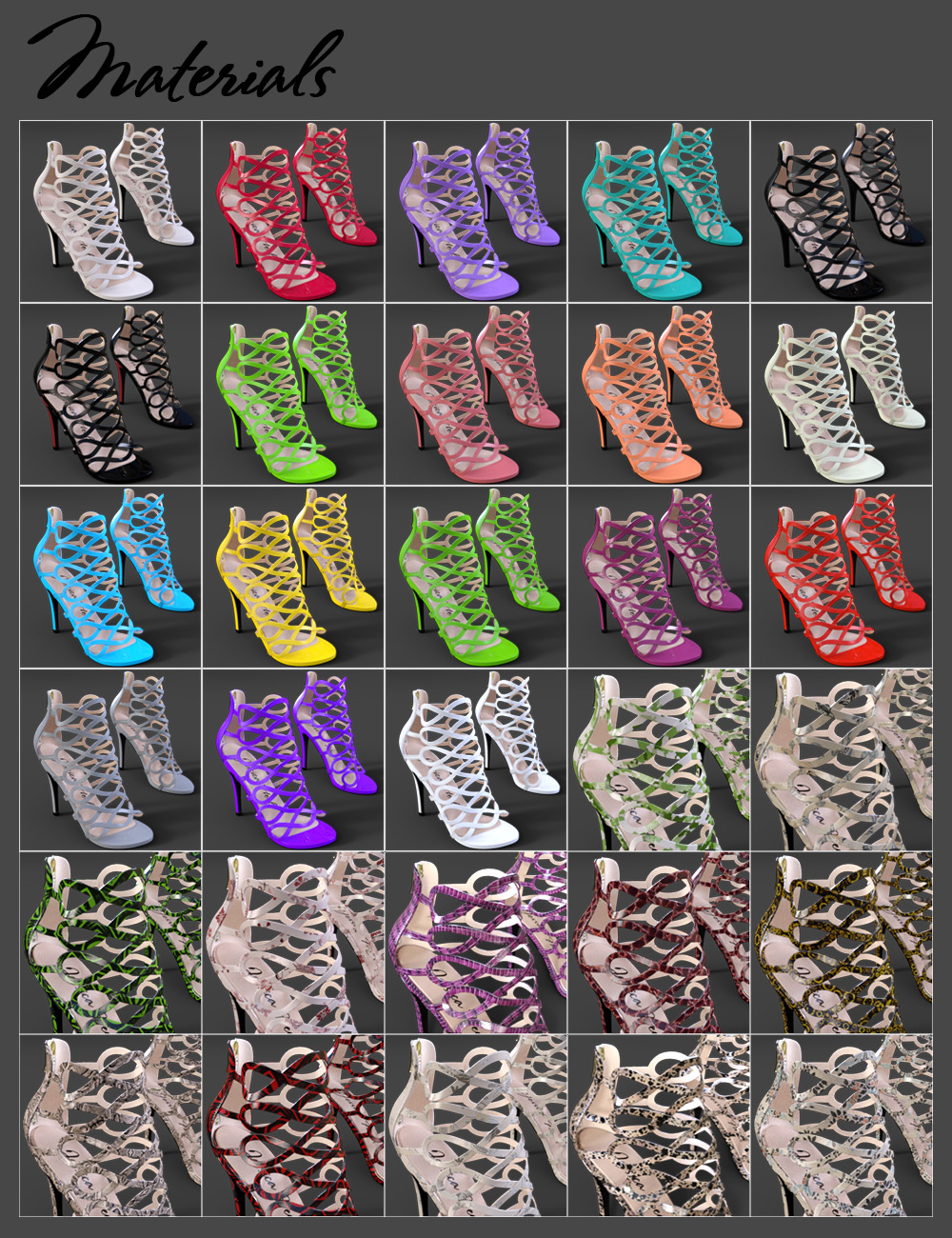 Jessica Heels for Genesis 3 Female(s) | Daz 3D