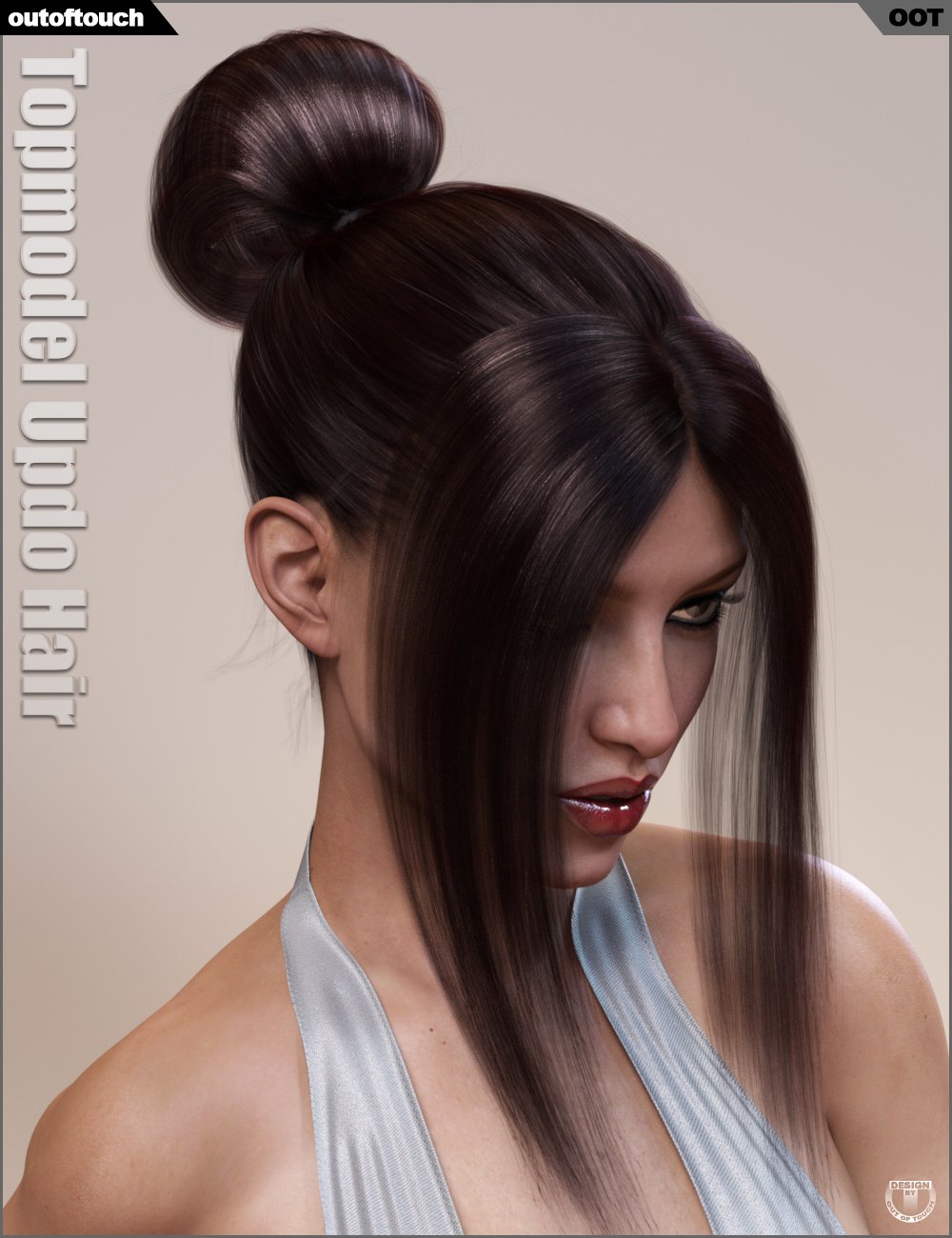 Topmodel Updo Hair and OOT Hairblending 2.0 for Genesis 3 Female(s ...