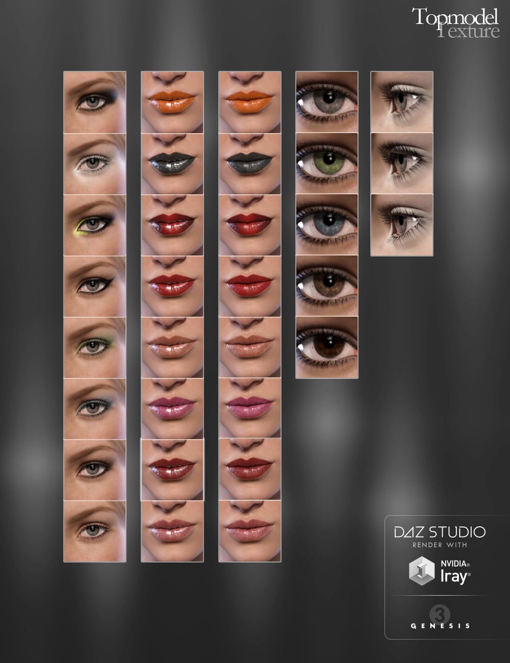 Topmodel Texture for Genesis 3 Female(s) | Daz 3D