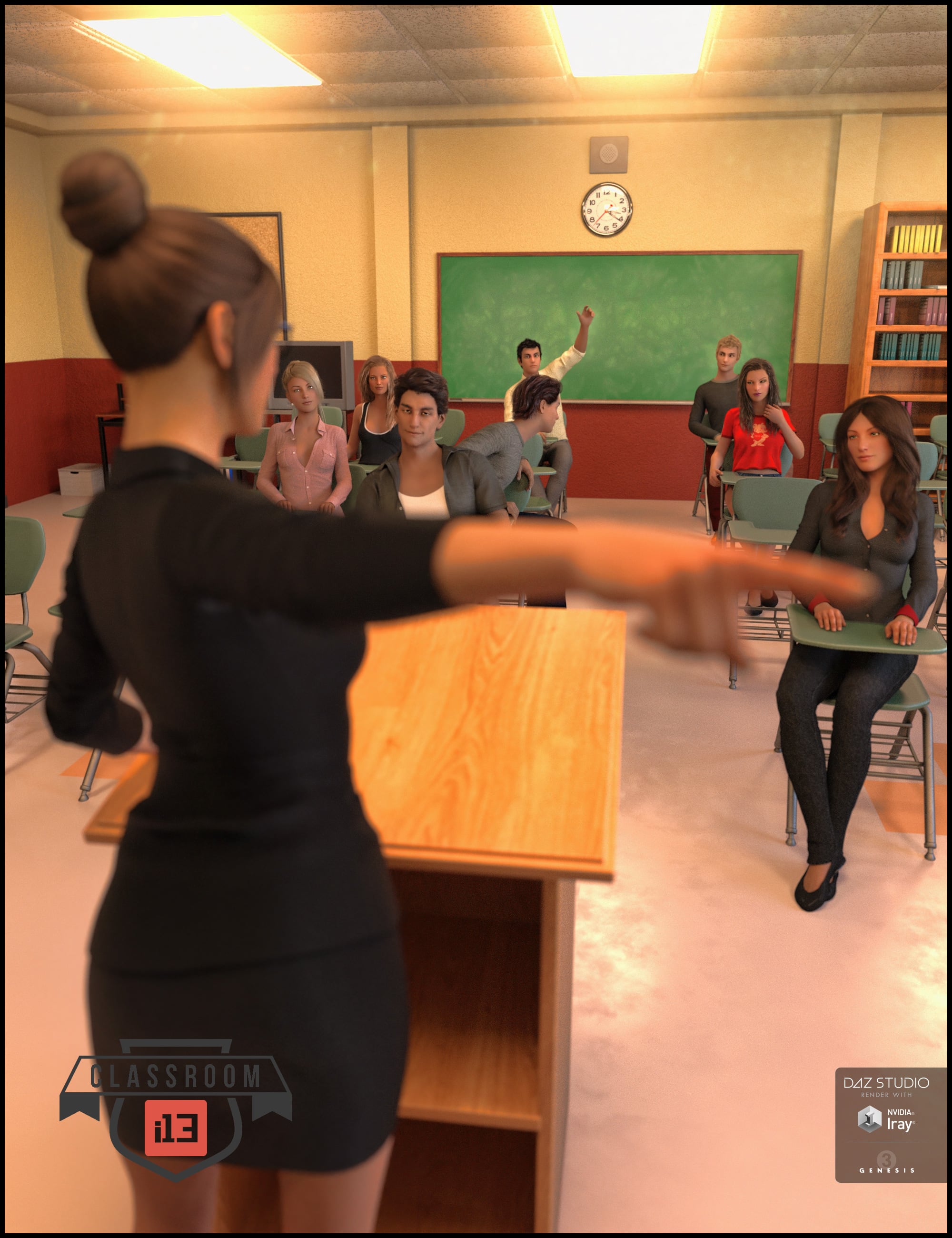i13 Classroom Bundle | Daz 3D