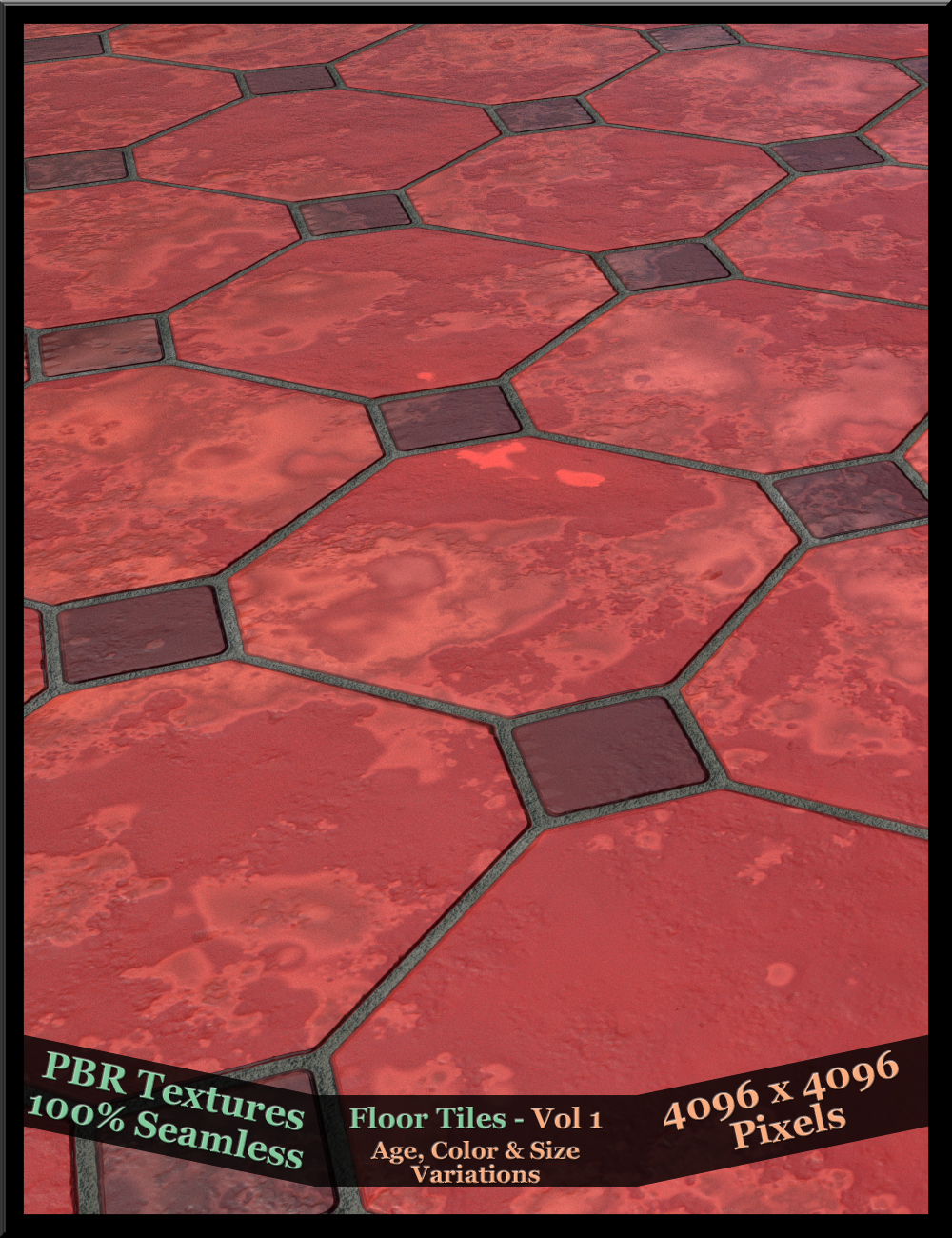 Floor Tiles Vol 1 - PBR Textures | Daz 3D