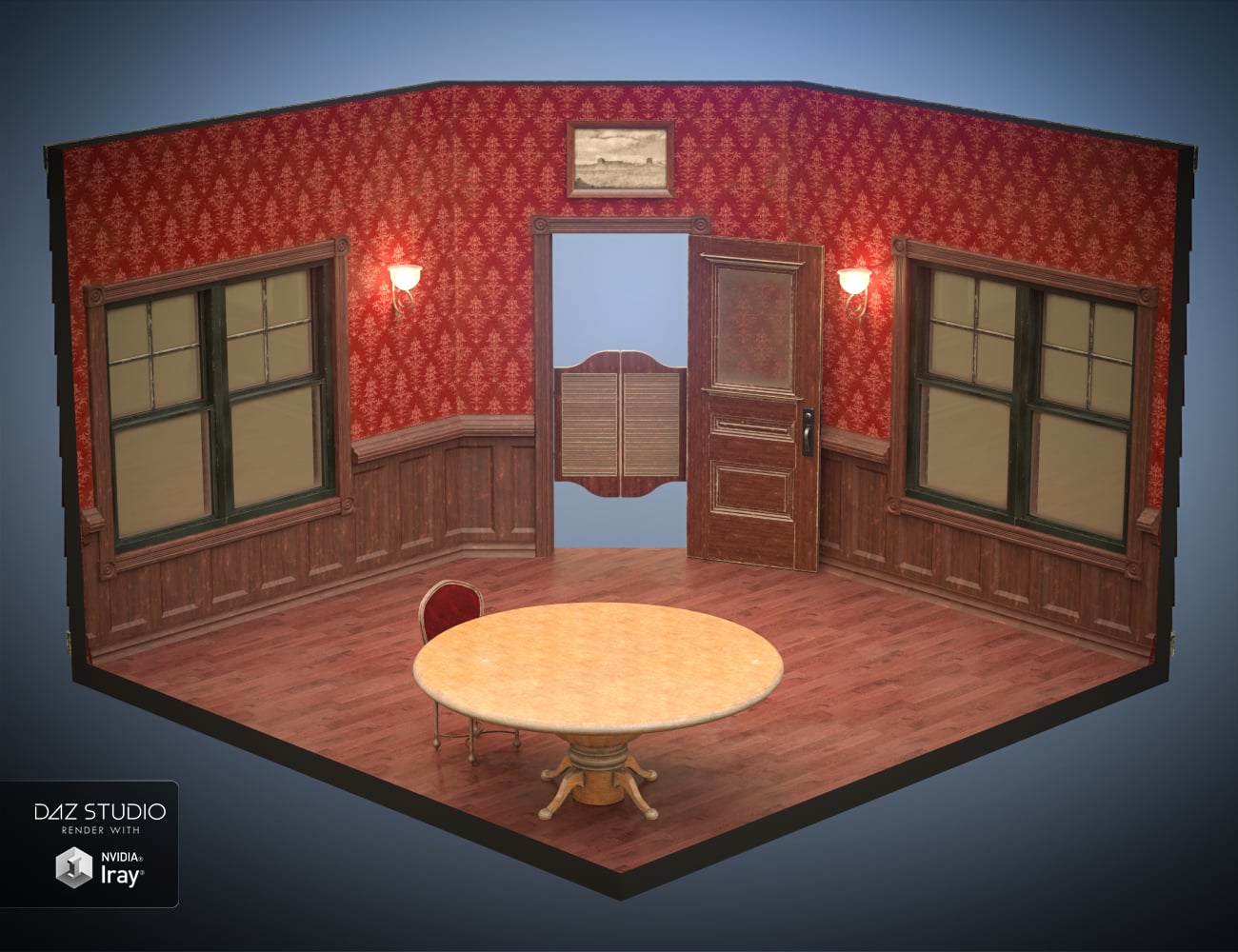 Collective3d Portrait Vignettes Old West 2 | Daz 3D