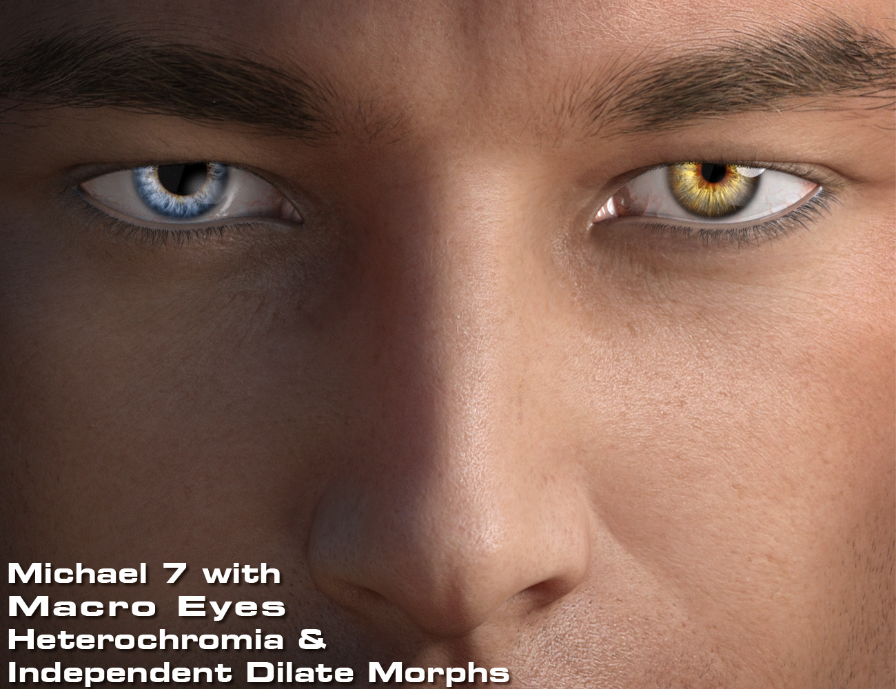 Macro Eyes for Iray Blues and Greens | Daz 3D