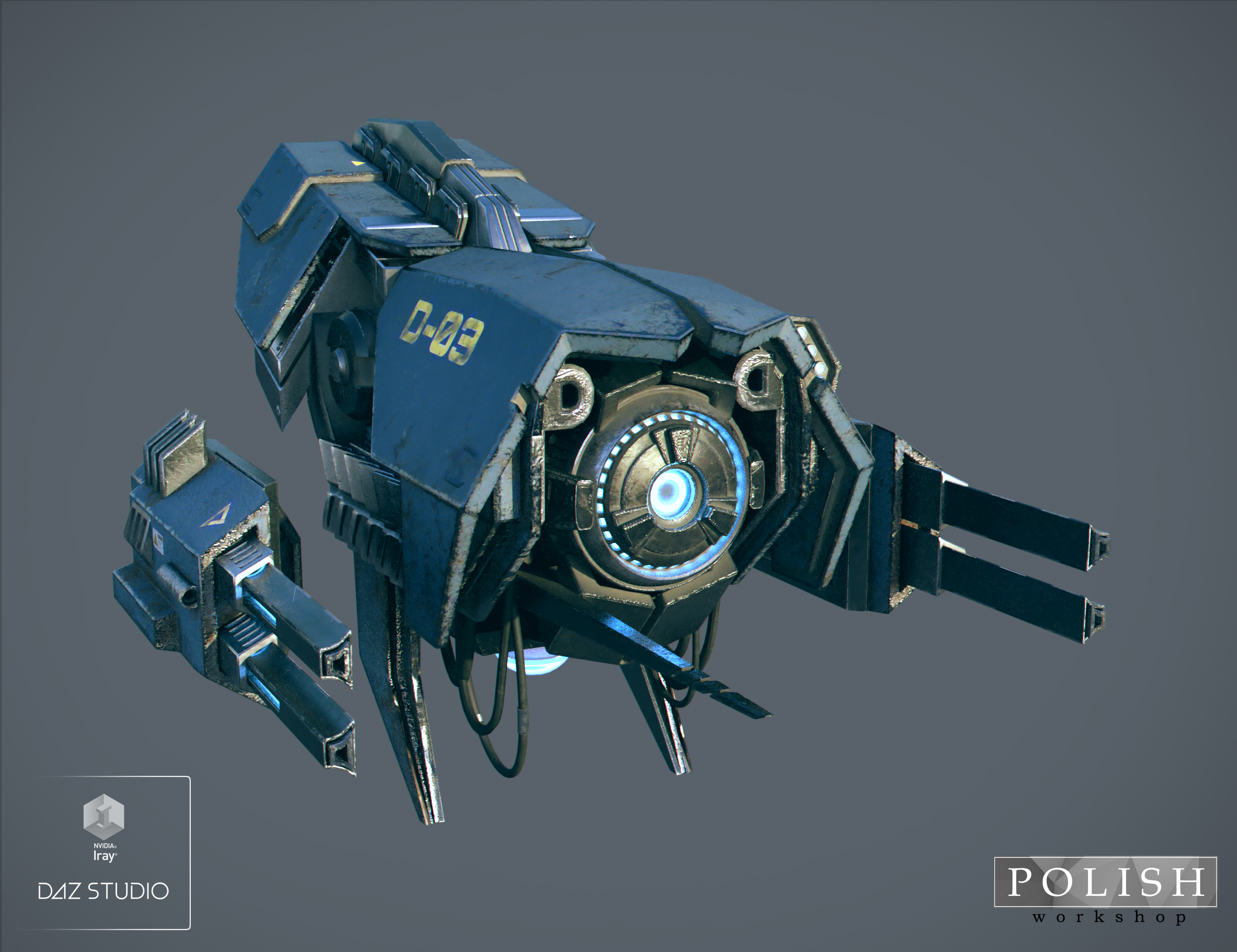 Cyberpunk Drone | Daz 3D