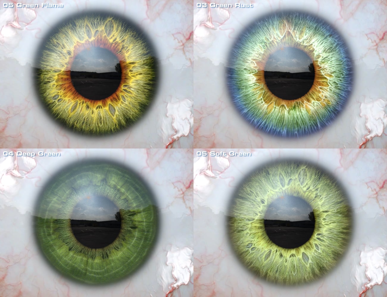 Macro Eyes for Iray Bundle | Daz 3D