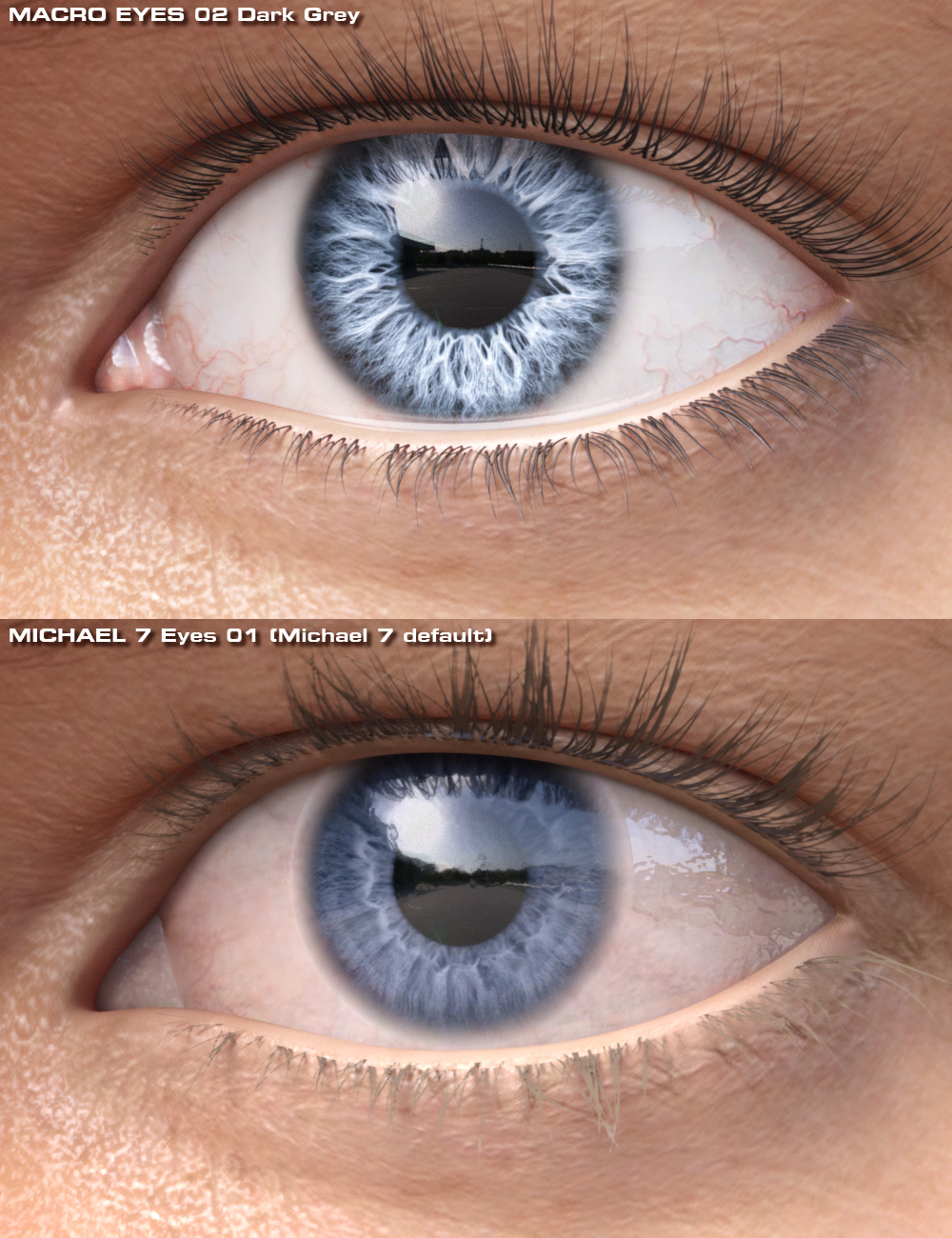 Macro Eyes for Iray Bundle | Daz 3D