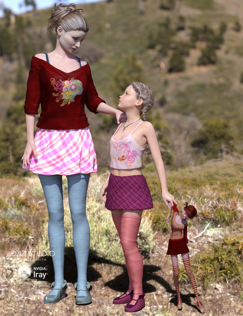 Patty Clothes for Genesis 3 Female(s) and Star 2.0 | Daz 3D