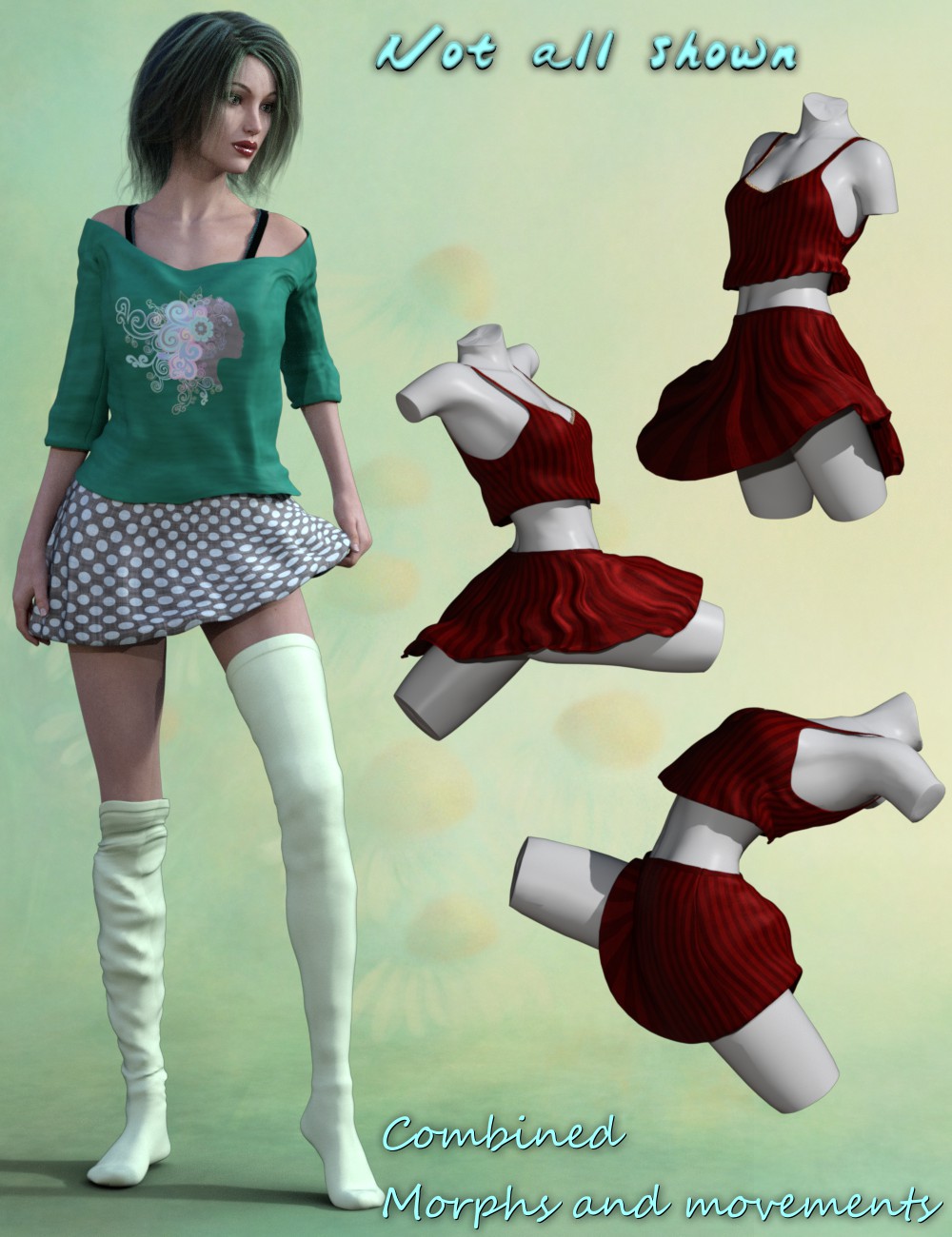 Patty Clothes for Genesis 3 Female(s) and Star 2.0 | Daz 3D