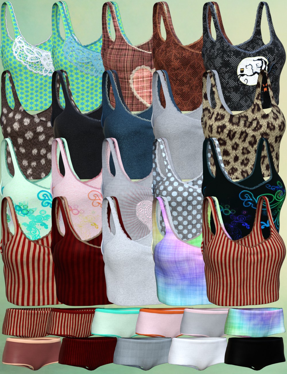 Patty Clothes for Genesis 3 Female(s) and Star 2.0 | Daz 3D