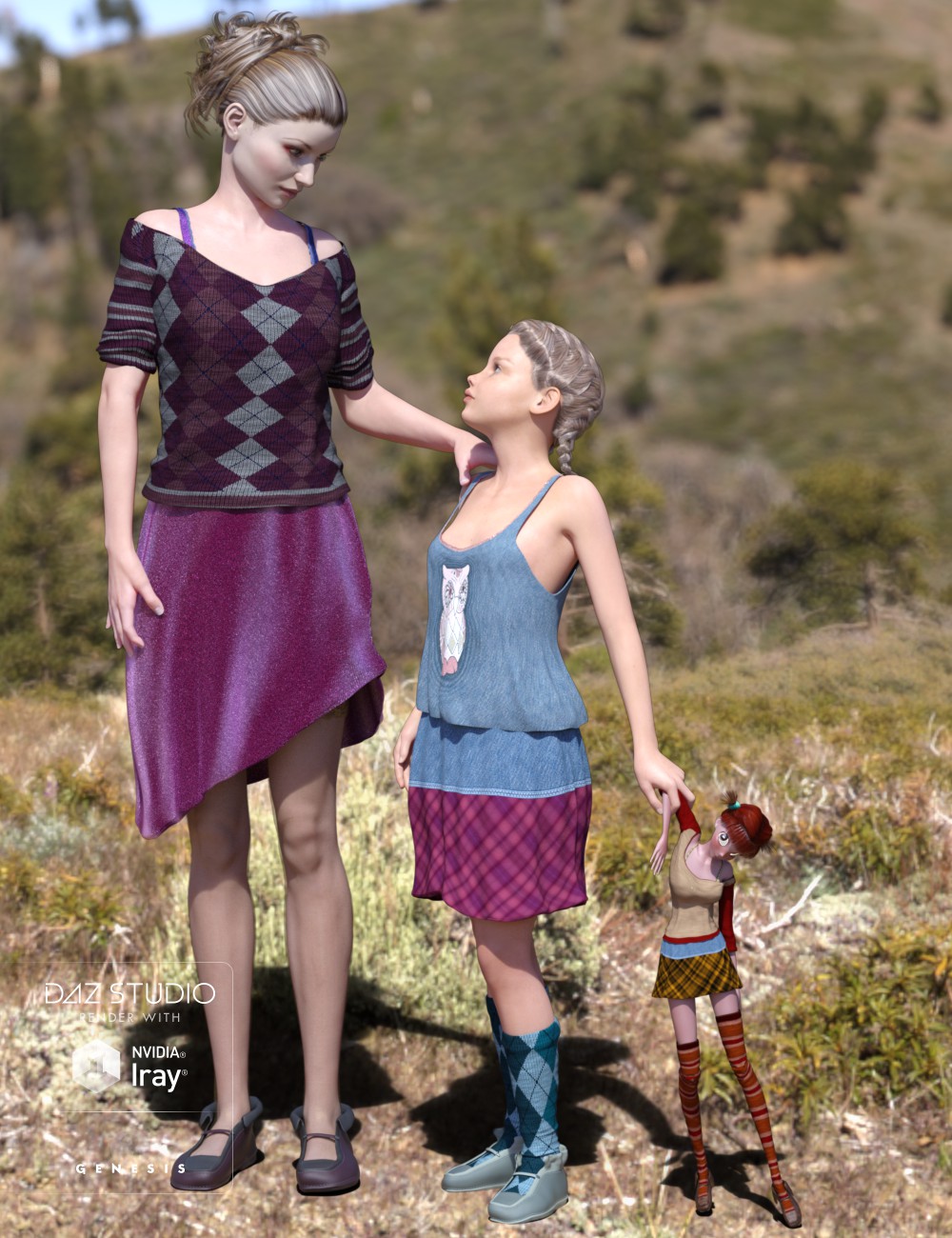Patty Clothes Morphs and Textures | Daz 3D