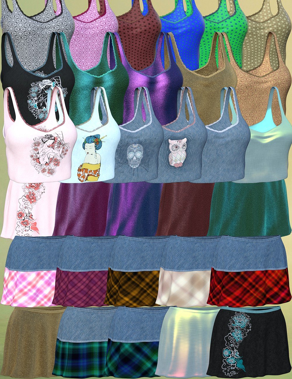 Patty Clothes Morphs and Textures | Daz 3D