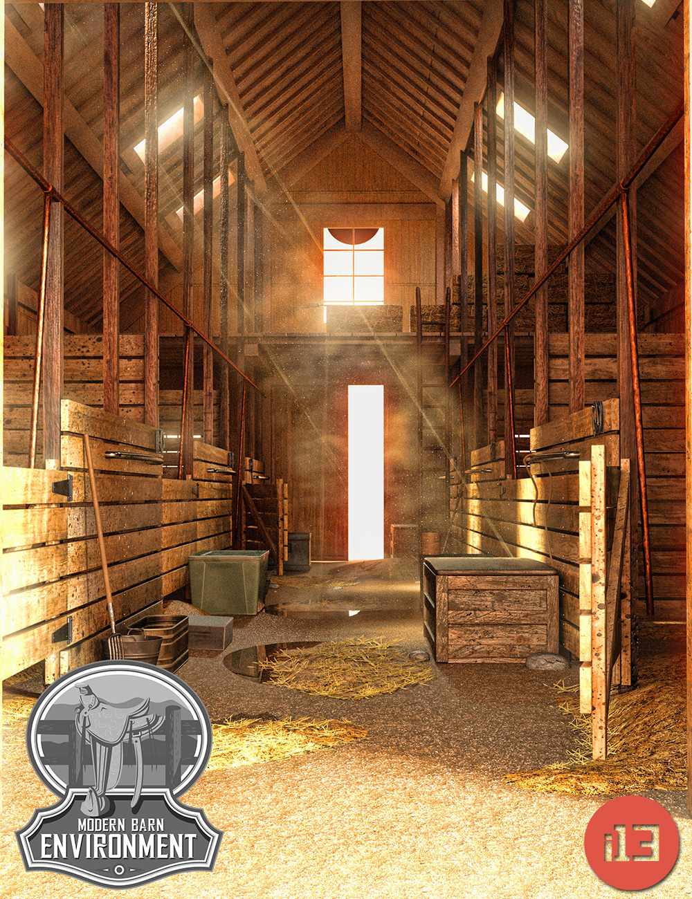 i13 Modern Barn Bundle | Daz 3D