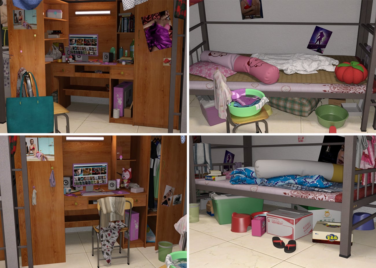 College Dormitory | Daz 3D