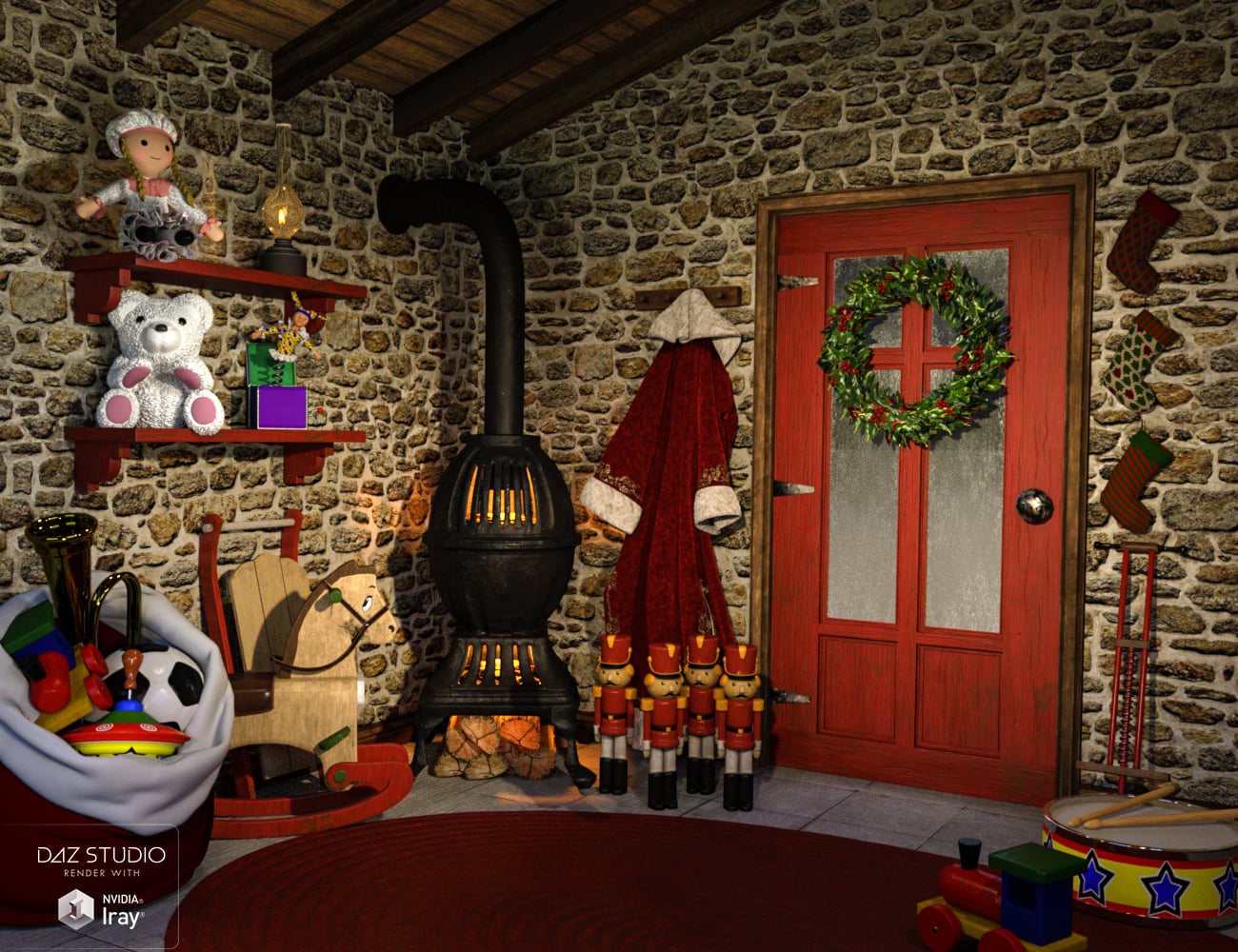 Santa's Toy Workshop | Daz 3D