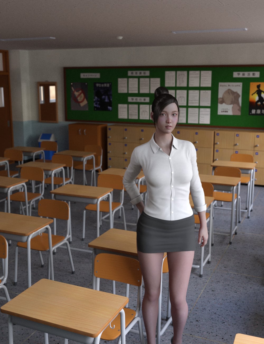 HY ClassRoom | Daz 3D