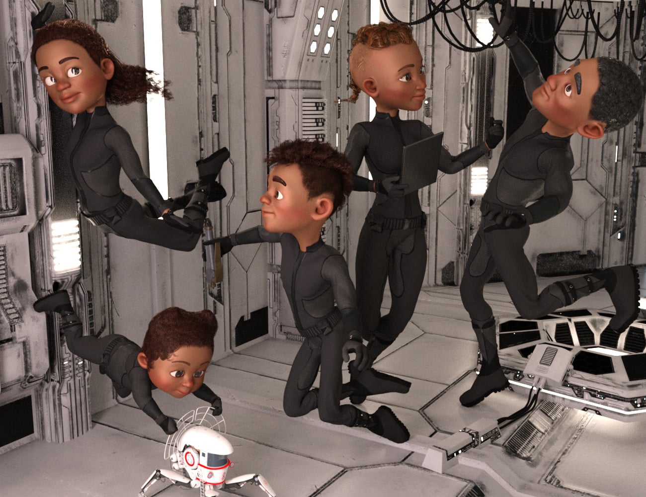 FSL Extended Family Shapes for Toon Generations 2 | Daz 3D