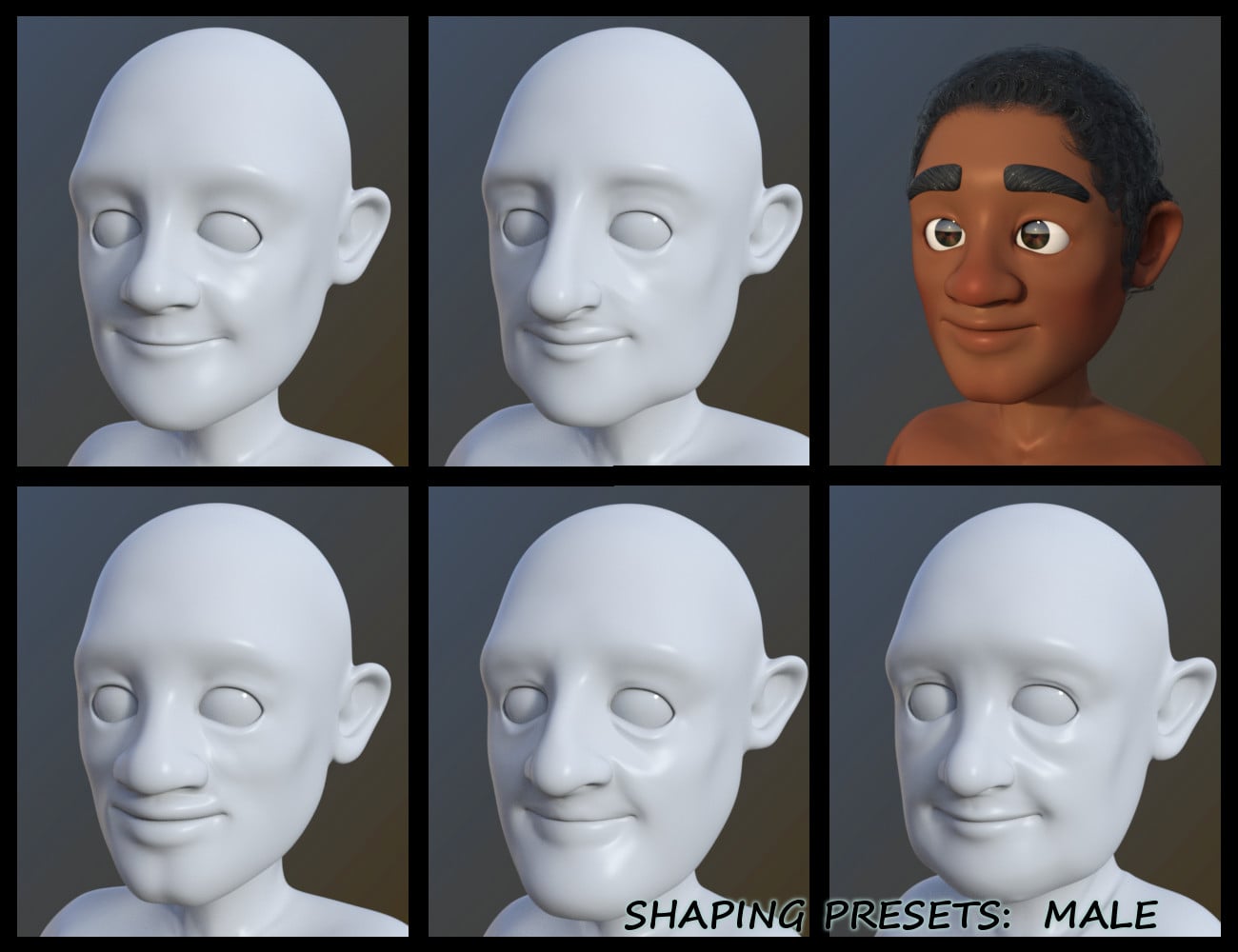 FSL Extended Family Shapes for Toon Generations 2 | Daz 3D