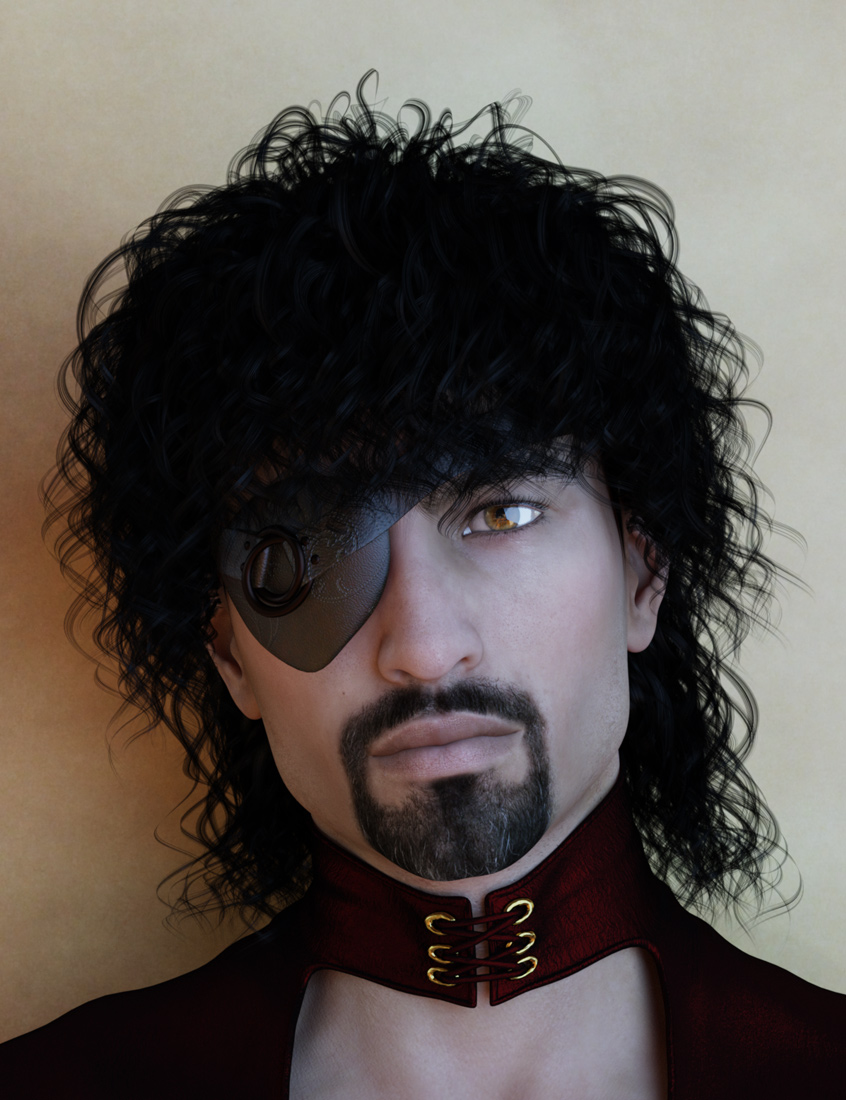 Eye-Patches for Genesis 3 Female(s) and Male(s) | Daz 3D
