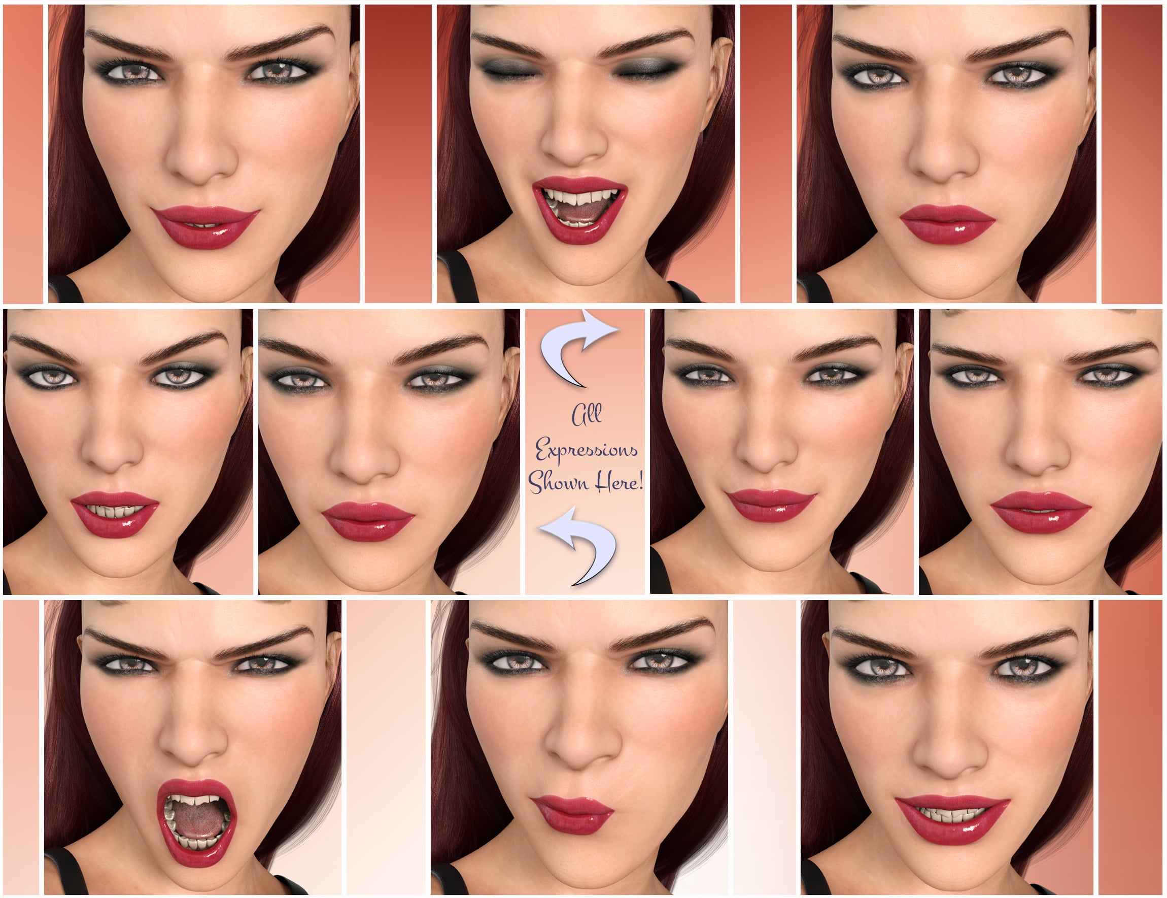 Z Devious - Poses and Expressions for Anneka She Devil & Genesis 3 ...