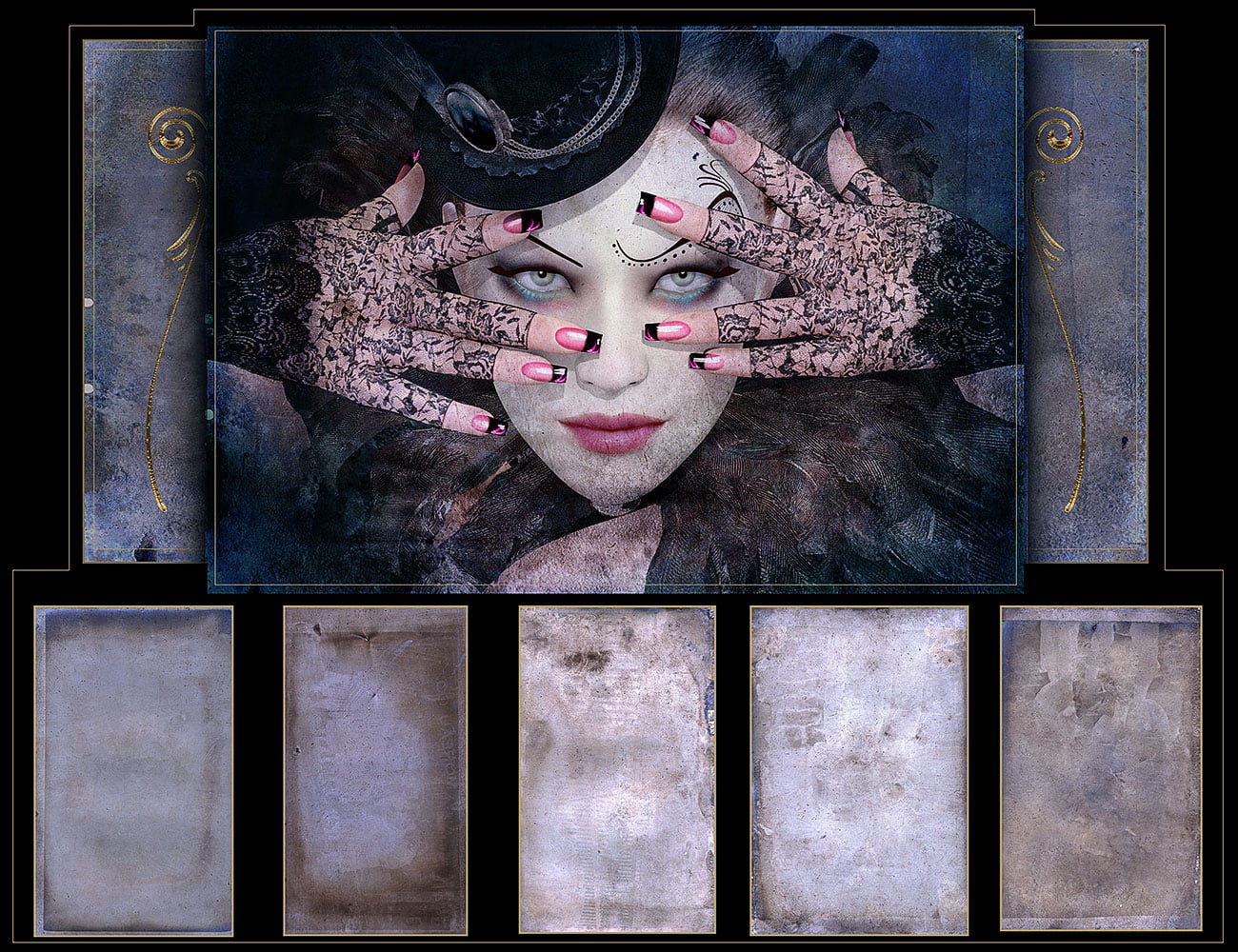 Ron's Vintage Backgrounds and Overlays | Daz 3D
