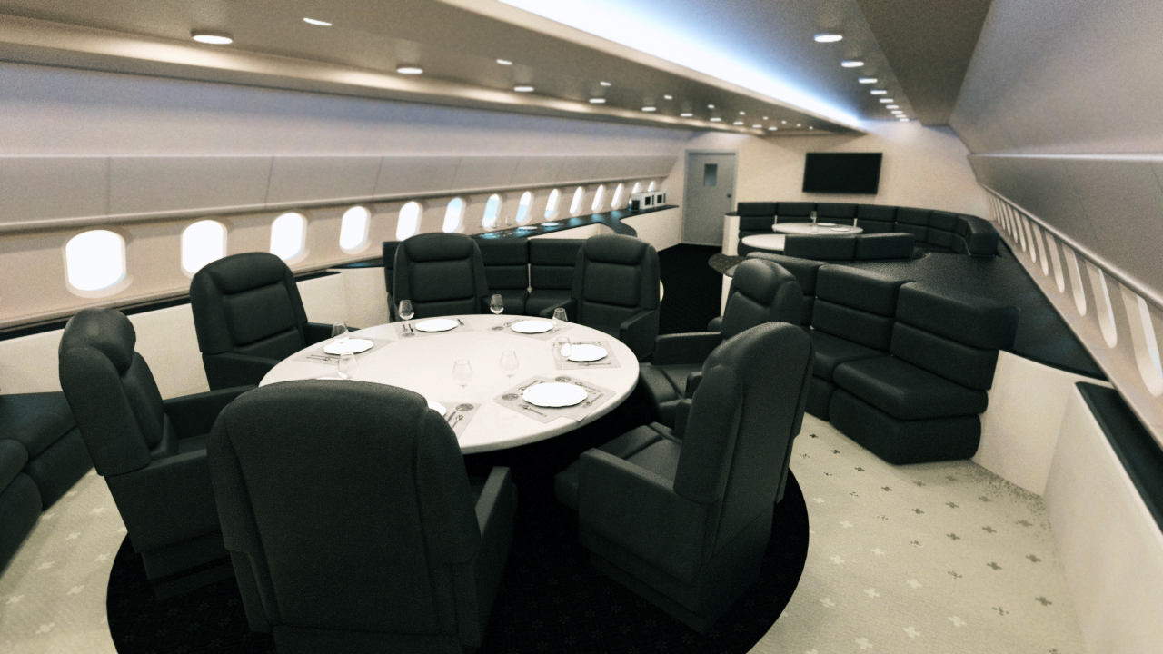 Luxury Jet Lounge | Daz 3D