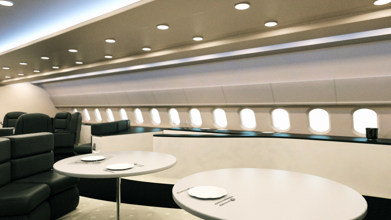 Luxury Jet Lounge | Daz 3D
