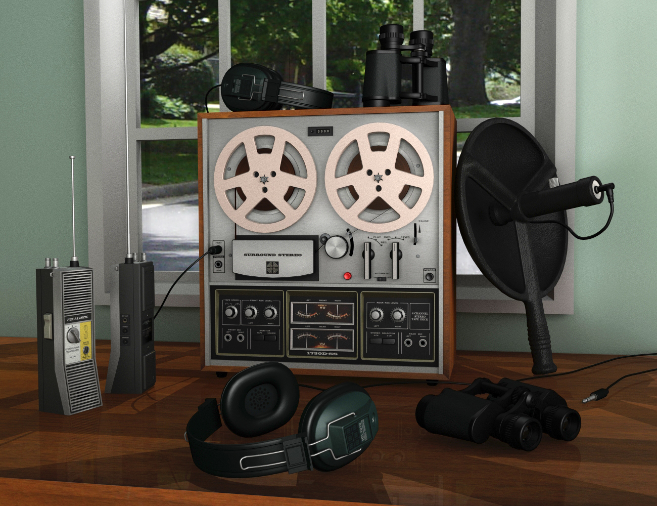 Retro Surveillance Equipment | Daz 3D