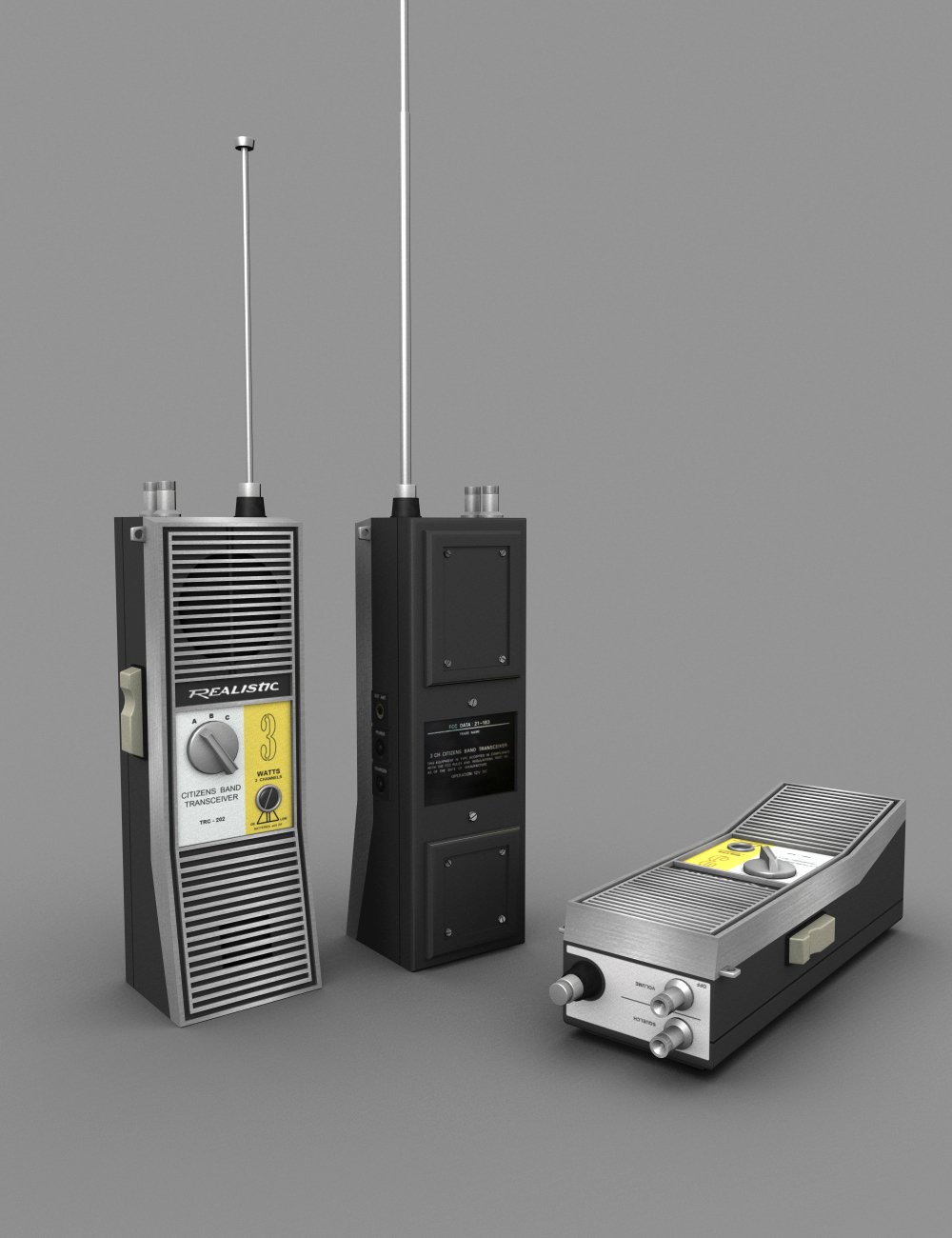 Retro Surveillance Equipment | Daz 3D