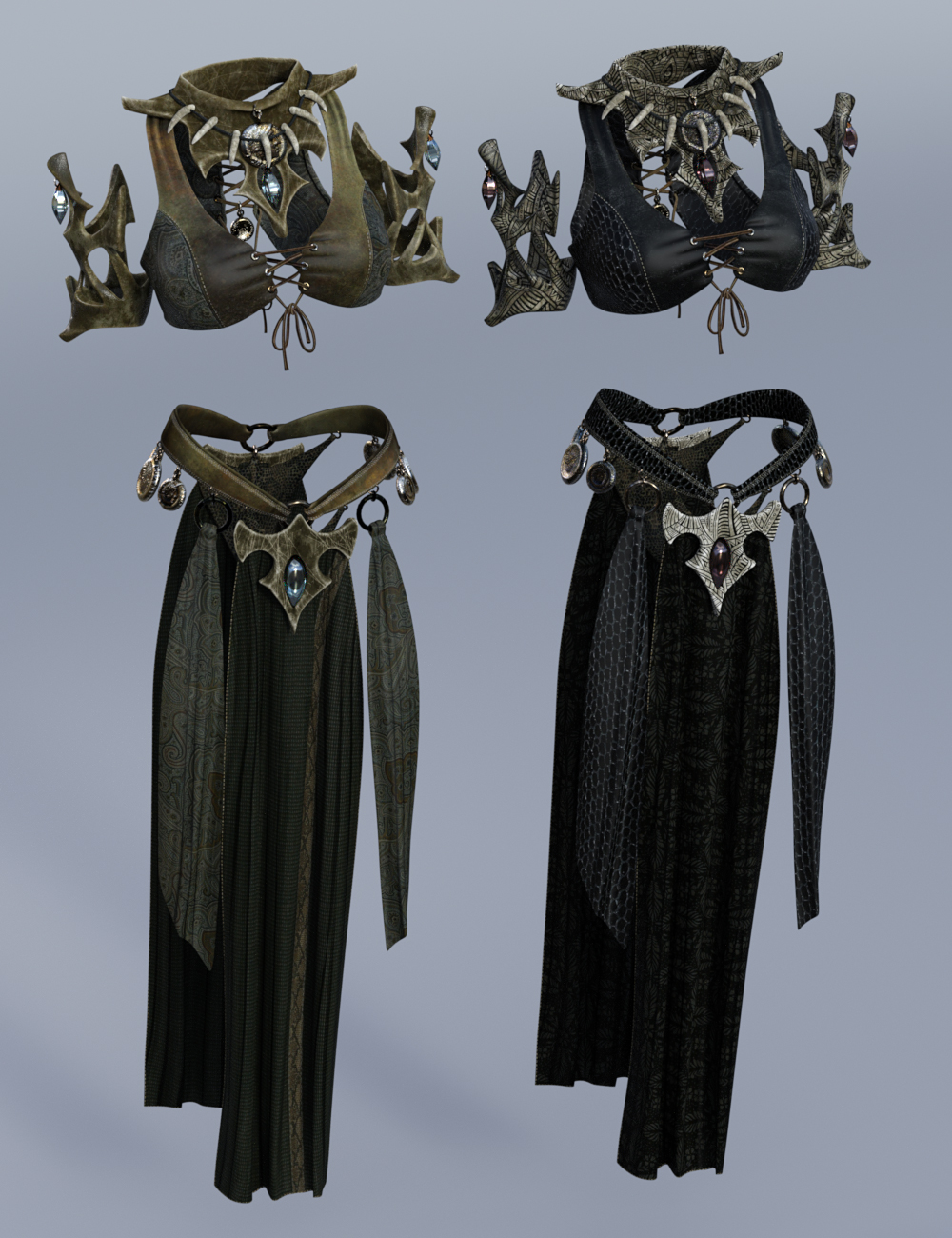 Daemon Outfit Textures | Daz 3D