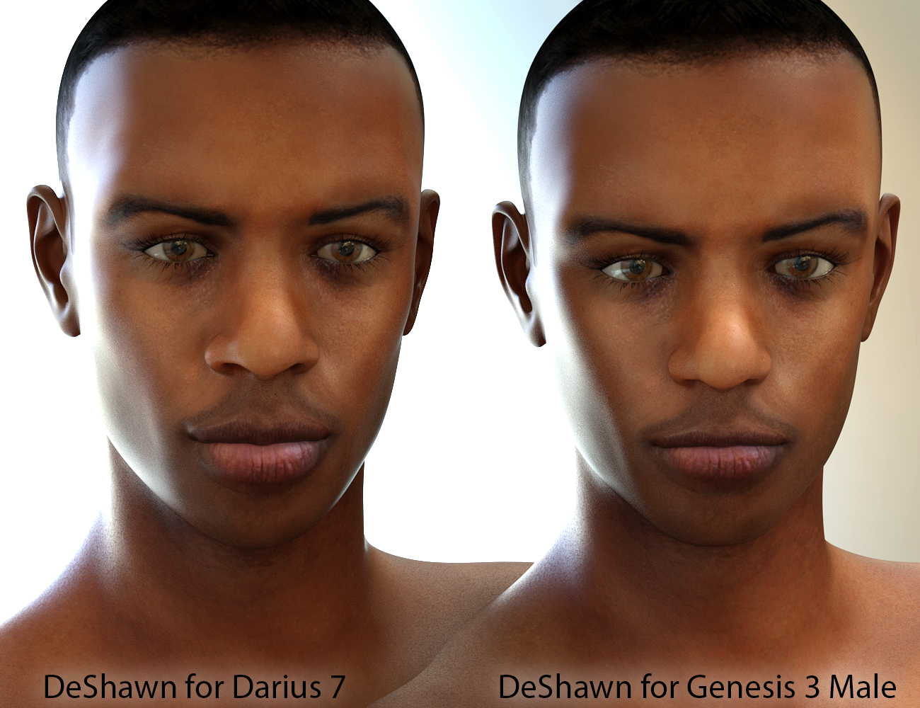 DeShawn for Genesis 3 Male and Darius 7 | Daz 3D