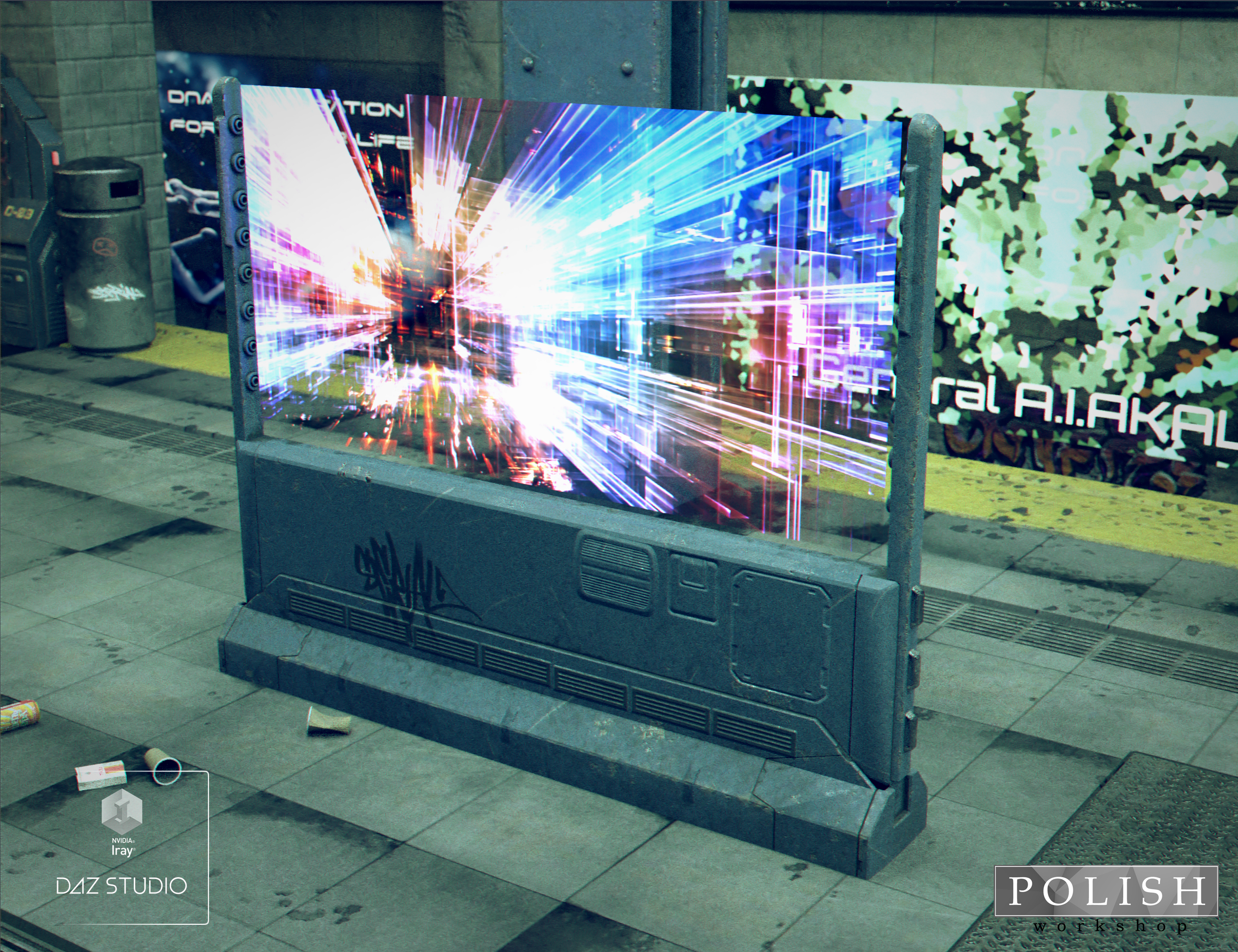 Cyberpunk Props Collection | Daz 3D