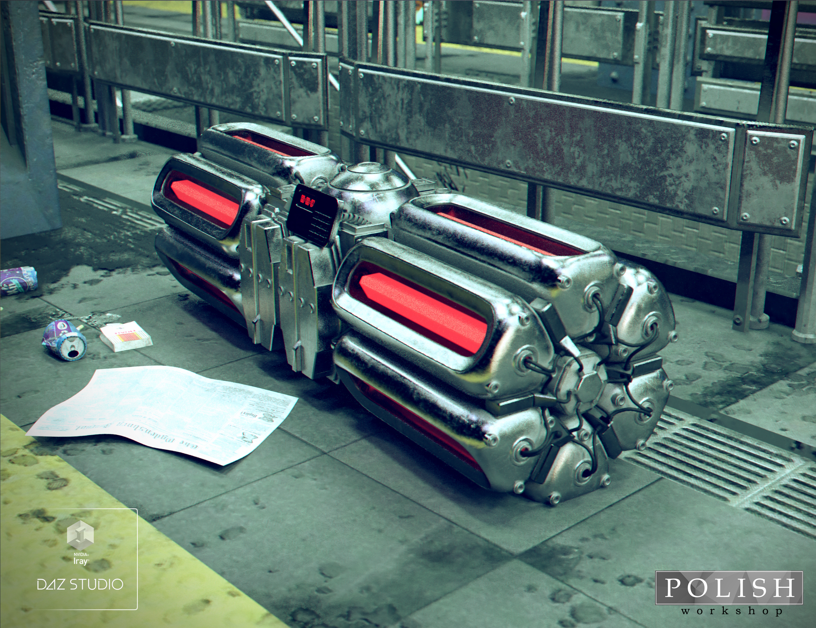 Cyberpunk Props Collection | Daz 3D