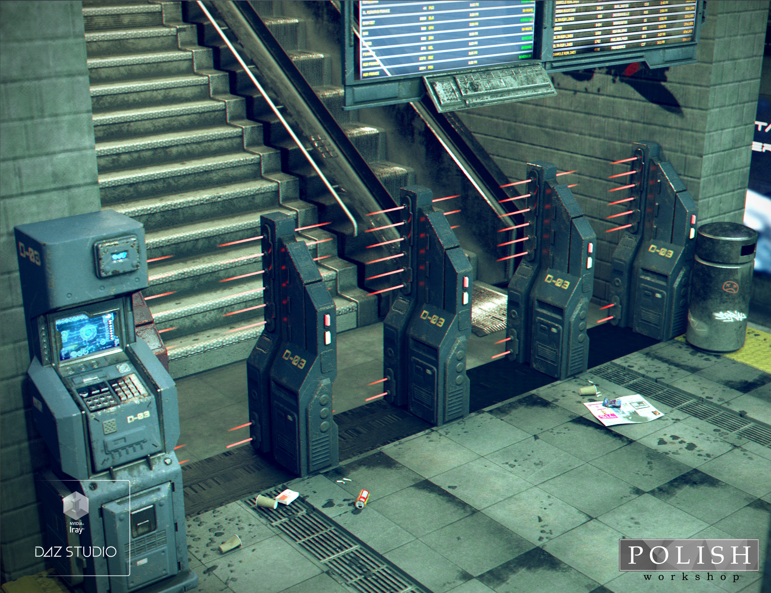 Cyberpunk Props Collection | Daz 3D