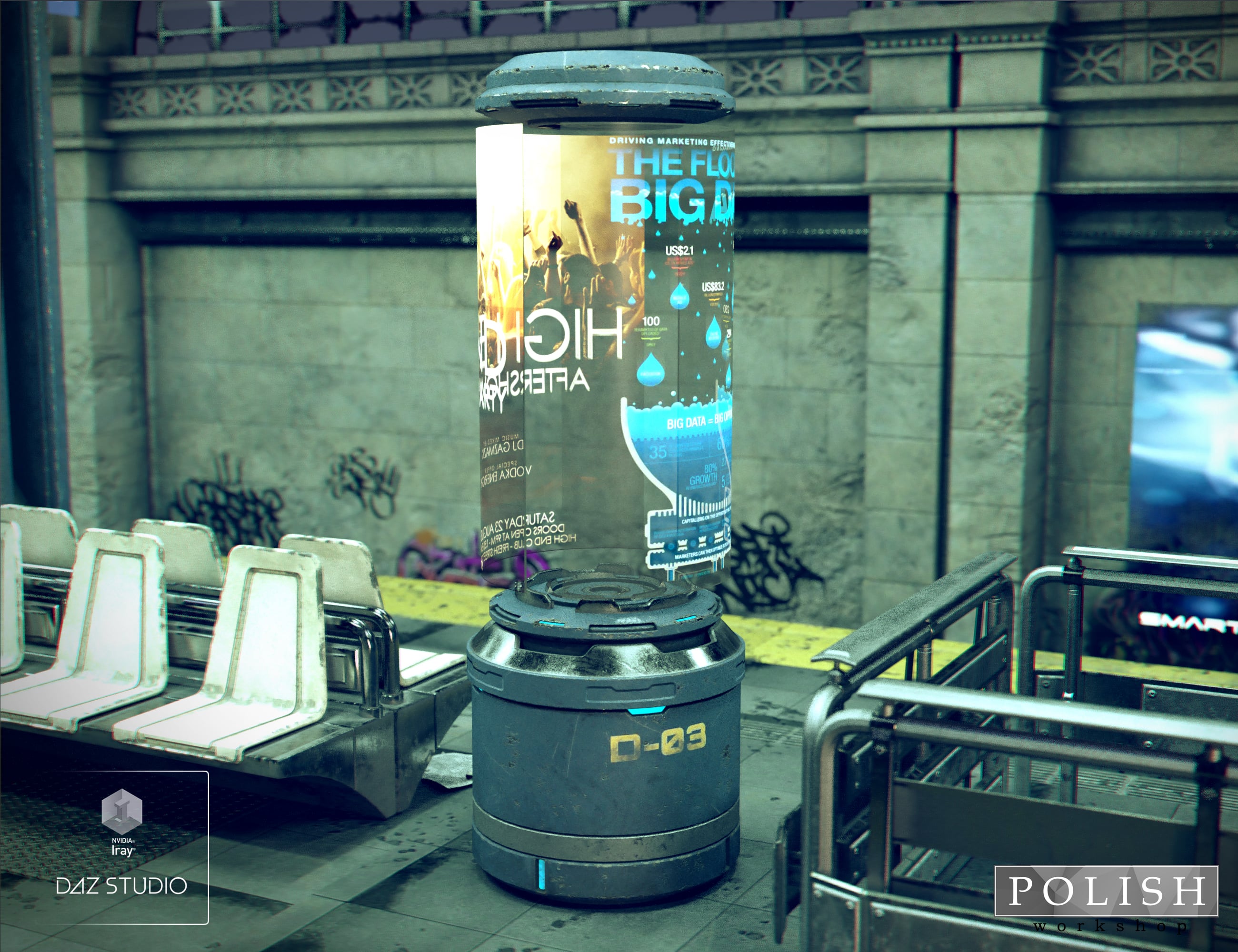 Cyberpunk Props Collection | Daz 3D