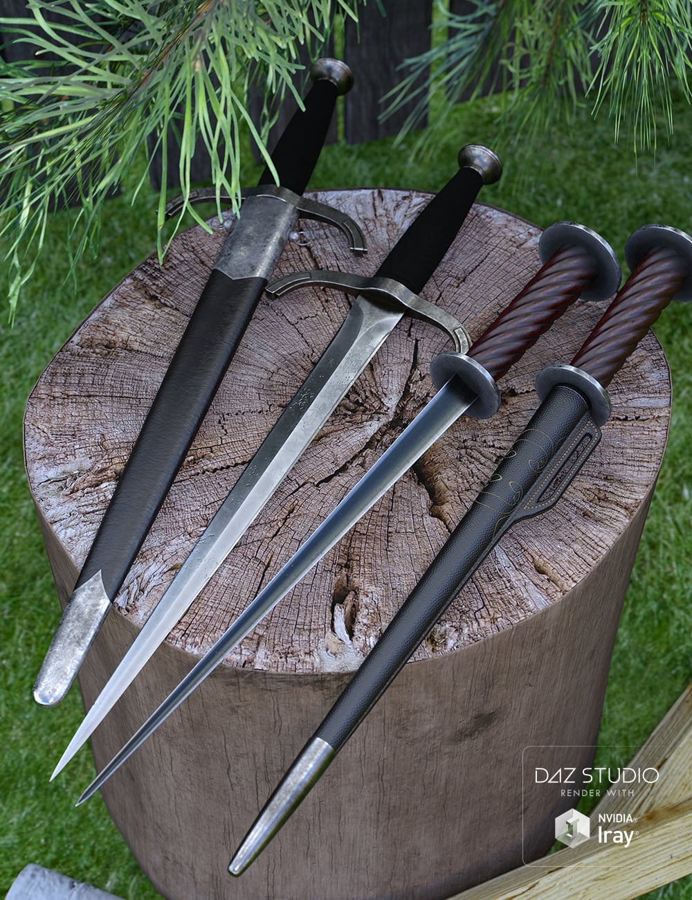 Small Blades 2: Daggers | Daz 3D